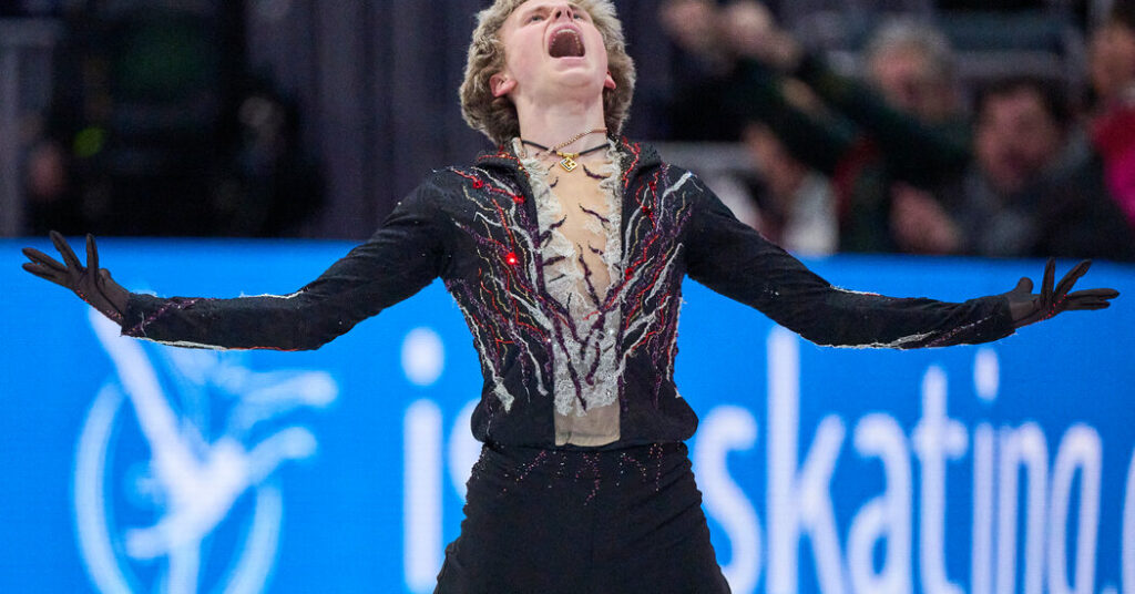 Ilia Malinin Seized the Moment in Winning the World Figure Skating Championships on Saturday ...